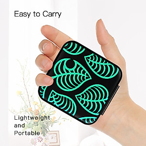 dainslef Switch Game Case Holder for Nintendo Switch Lite, Animal Crossing Leaf Switch Games Holder with 12 Game Storage and 12 Micro SD Card Slots for Nintendo Switch Game