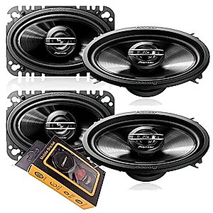 2 Pairs of Pioneer TS-G6820S 500W Max (80W Rms) 6" X 8" G-Series 2-Way Coaxial Car Speakers - 4 Speakers + Gravity Magnet Phone Holder
