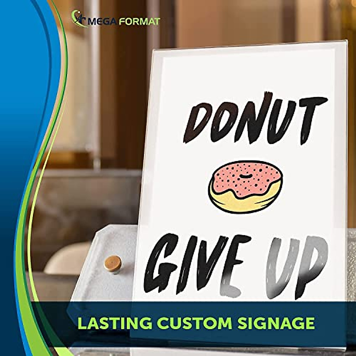 Mega Format Frosted Acrylic Sheet - Durable Thick Plexiglass Sheeting for Artwork, Covers, Window Panes, & Laser Etching Designs - 5" x 7" 1/4 (6mm) - 1pk