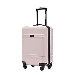 Travelers Club Skyline Spinner Luggage, Filmy, 22-Inch Carry-On