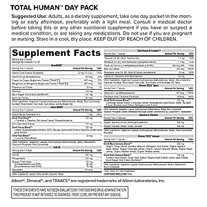 ONNIT Total Human Day and Night Vitamin Packs for Men and Women, 30-Day Supply - Adult Multivitamin
