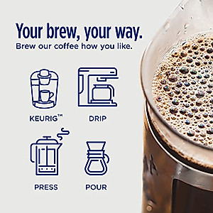 VitaCup Organic Genius Ground Keto Coffee, Increase Energy & Focus w/MCT Oil, Turmeric, B Vitamins, D3, USDA Organic Ground Coffee Medium Dark Roast, 100% Arabica Coffee Grounds, 2 bags, 10 oz each