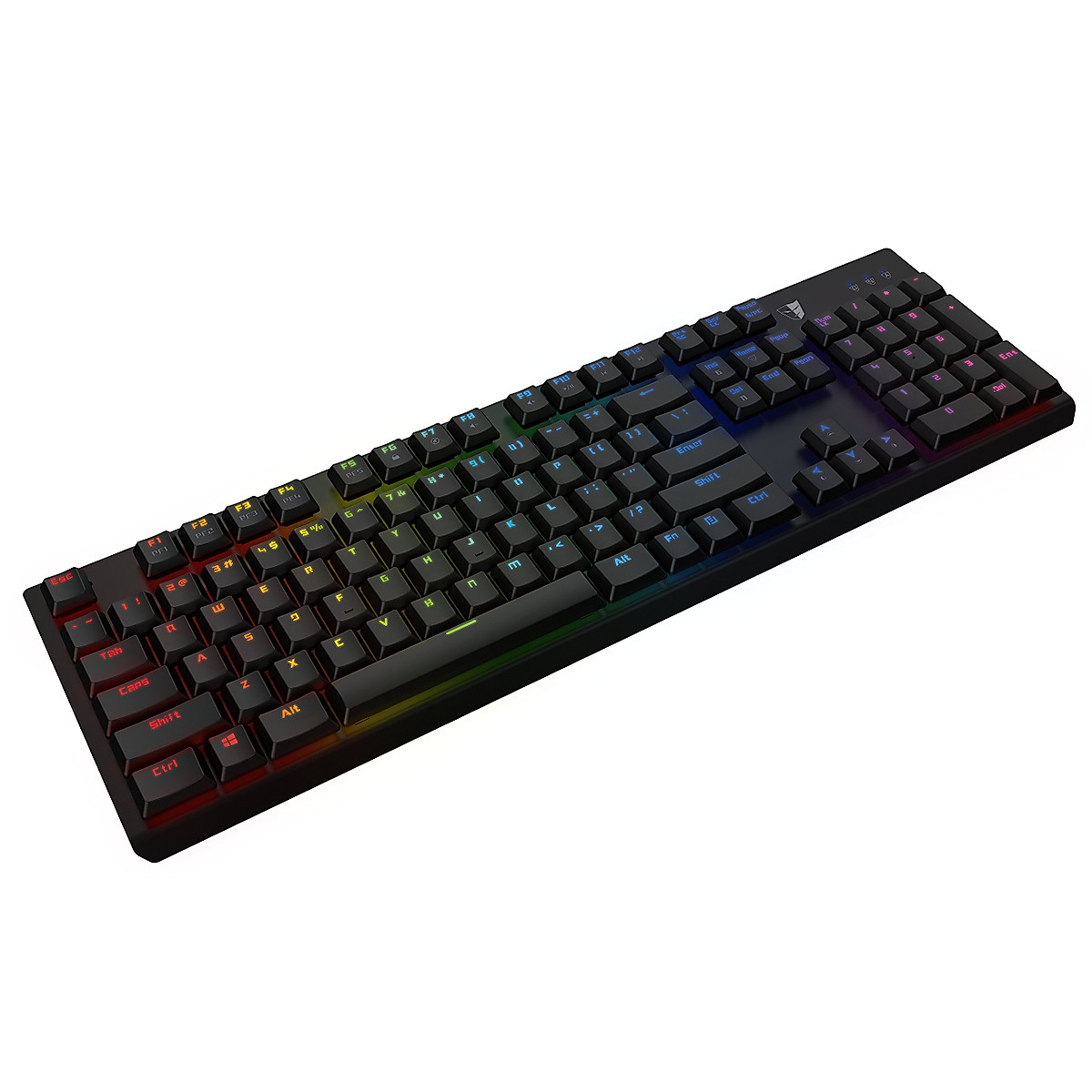 Tesoro Gram Spectrum Low Profile G11SFL Blue Mechanical Switch Single Individual Per Key Full Color RGB LED Backlit Illuminated Mechanical Black Gaming Keyboard TS-G11SFL B (BL)