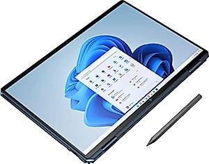 HP Spectre 2-in-1 Laptop 2022 | 16" 3K+ IPS Touchscreen | Intel EVO Platform | 12th Core i7-12700H Iris Xe Graphics | 16GB DDR4 512GB SSD | WiFi 6e Thunderbolt 4 Backlit Fingerprint & Pen | Win 10