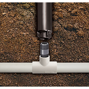 Rain Bird RISER2 PVC Spray Head Riser, 1/2" Male Pipe Thread x 1/2" Male Pipe Thread, 2" Length