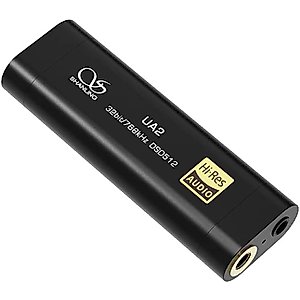 SHANLING UA2 Portable Headphone Amplifier,Headphone Tiny Amps,USB DAC Balanced High Resolution Support 32bit/768kHz and DSD512 Headphone Outputs 3.5mm/2.5mm for Phone/Player/Nintendo Switch/Laptop/PC