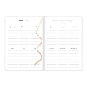 Letts of London Zodiac Weekly/Monthly Planner, 12 Months, January to December, 2024, Sewn Binding, A5 Size, 8.25" x 5.875", Multilingual, Ivory (C082297-24)