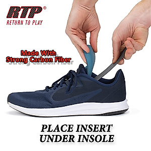 Carbon Fiber Full Shoe Semi-Rigid Insert 25 cm Men's Size 8 or Women's Size 9 Made in The USA