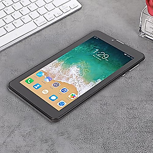 PUSOKEI Kids Tablet,7 inch Tablet for Childs 2GB RAM 32GB ROM Android 10 Toddler Tablet with Bluetooth,WiFi,Dual Camera,Educational,Games,3500mAh Battery,Birthday Gift(Black)