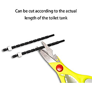 INVENOL Dual Push Toilet Flush Button Toilet Tank Black Colour Button Round Shape Toilet Push Buttons Bathroom Accessories (for 3.8cm to 4.6cm)