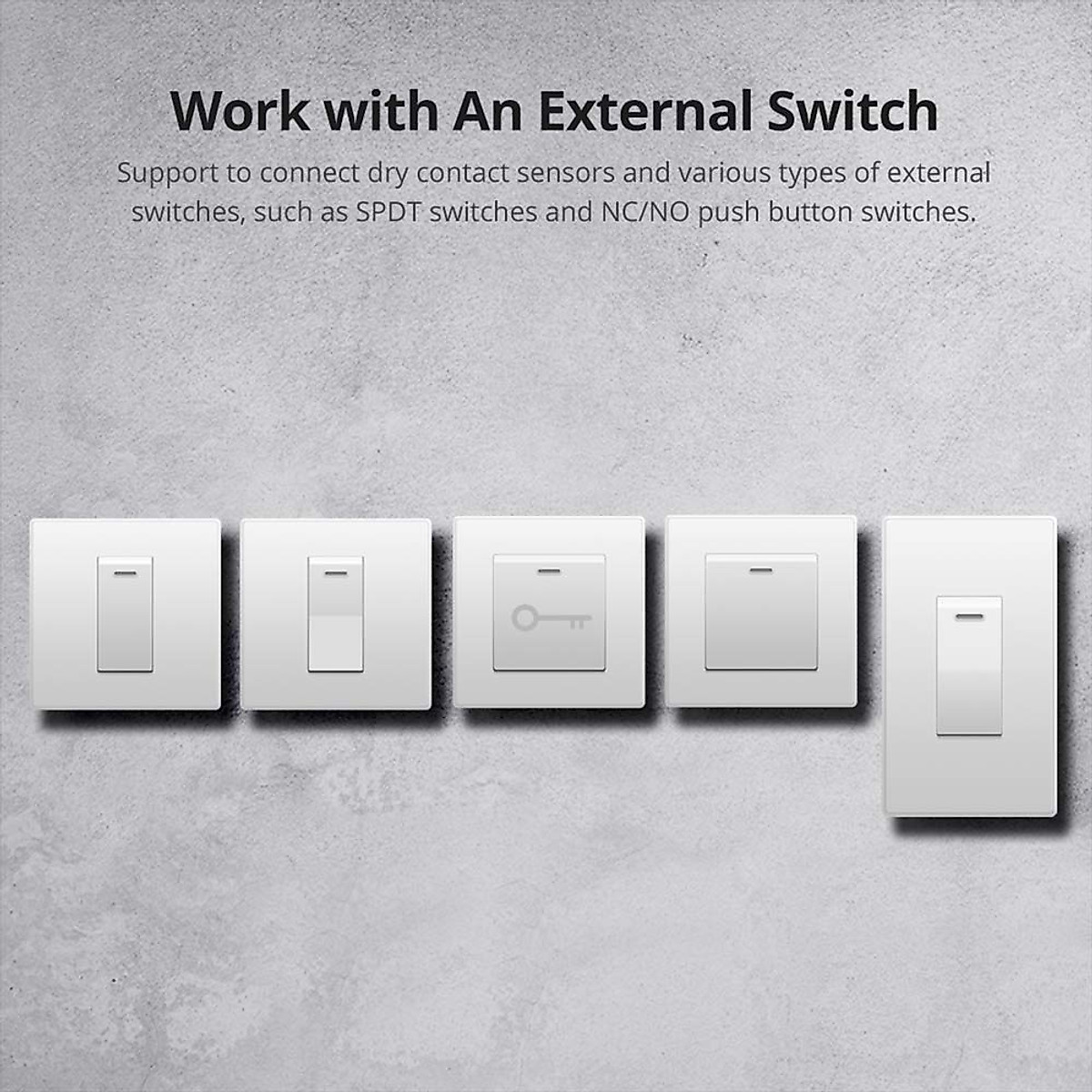 SONOFF Mini R2 10A Smart WiFi Wireless Light Switch, Universal DIY Module for Smart Home Automation Solution, Works with Amazon Alexa & Google Home, No Hub Required 5-pack