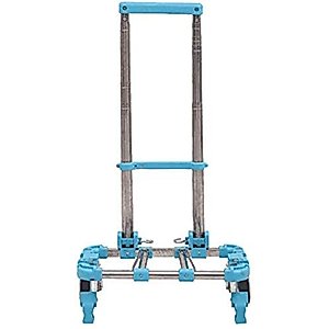 Shopping Trolley on Wheels Multi Function Shopping Cart Creative Folding Portable Luggage Cart Climbing Stairs Trailer Al Shock Absorption Elastic Storage Hand Trucks,B ,