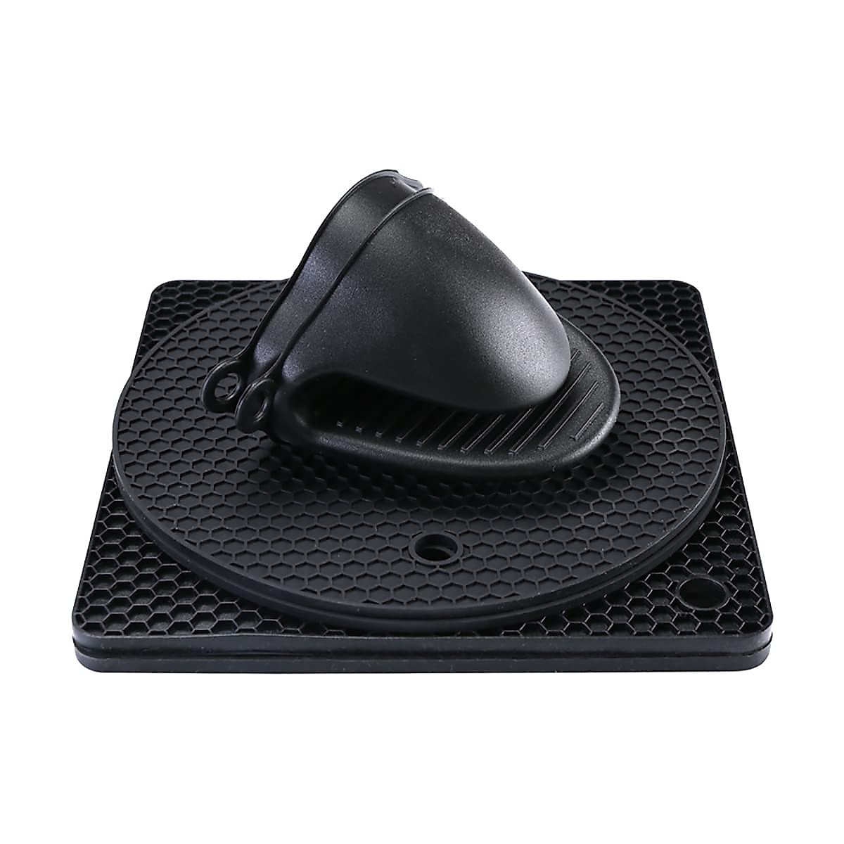 Silicone Placemats - Silicone Oven Mitts and Pot Holders Sets, Silicone Trivet Mats Heat Resistant Silicone Oven Mittens Mini Oven Gloves and Hot Pads for Kitchen Baking Cooking - 10 Pcs