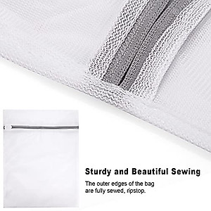 XCX Mesh Laundry Bags with Four Combinations, Laundry Bra Lingerie Mesh Wash Bags for Different Laundry Needs, Delicates Laundry Bag for Blouse, Underwear (D-7 Pack)