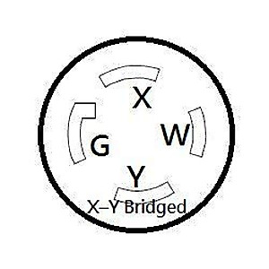 Parkworld 885125 Power Adapter Cord Twist Lock 30 AMP L6-30 Male Plug to 4-Prong Generator 30A Locking L14-30 Female Receptacle