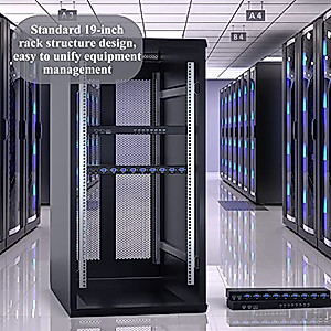 MT-VIKI KVM Switch 8 Port, 8X1 Rackmount KVM Switch VGA, Included 8 2-in-1 KVM Cables & Wire-Desktop Selector, Fit 1U 19'' Rack