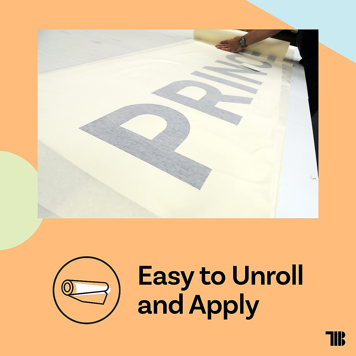 6" x 100' Roll of Paper Transfer Tape for Vinyl, Made in America, Premium-Grade Transfer Paper for Vinyl with Layflat Adhesive for Cricut Vinyl Crafts, Decals, and Letters