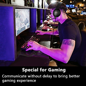 Uberwith Boom Microphone Cable Noise-Cancelling Replacement Compatible with Bose QC35 & QC35 II & QC45 Headphones with Mute Switch for PC, Laptop, PS 4/5, Xbox One Controller