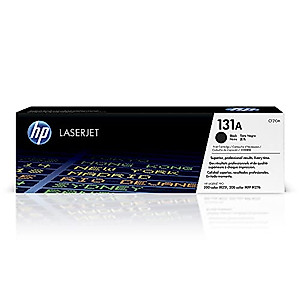 HP 131A Black Toner Cartridge | Works with HP LaserJet Pro 200 color M251 Series, HP LaserJet Pro 200 color MFP M276 Series | CF210A