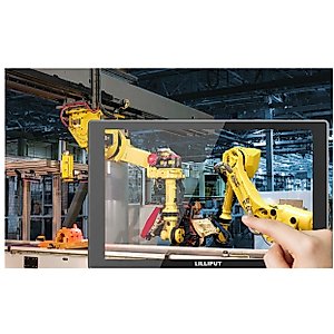LILLIPUT 10.1" FA1016/C/T IPS FHD 1000:1 Capacitive Mutli-Touch HDMI/VGA Support 4K 30Hz Glass+Glass Technology with Free Desktop Stand USA Official Seller VIVITEQ (USA Service Directly)