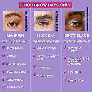 Urban Decay Brow Blade 2-in-1 Microblading Eyebrow Pen + Waterproof Pencil – Smudge-proof, Transfer-resistant – Fine Tip – Thin, Hair-Like Strokes – Natural, Fuller Brows, Dark Drapes (dark brown)