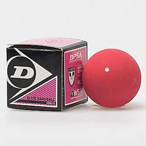 Dunlop Sports Squash Singles Hardball, White Dot, Box of 12