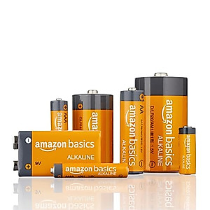 Amazon Basics 24-Pack C Cell Alkaline All-Purpose Batteries, 1.5 Volt, 5-Year Shelf Life