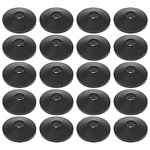 Housoutil 20PCS Conical Rubber Washers for Toilet, Toilet Bolt Rubber Washers, Toilet Seat Screws Replacement, Conical Toilet Bolts for Toilet Tank Leakage Prevent