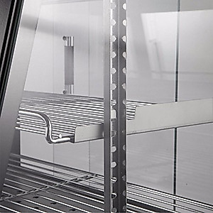 Barton Commercial 3-Tier Food Warmer w/27 Display Case 1200W Electric Buffet Restaurant Countertop Pizza Hot Dog