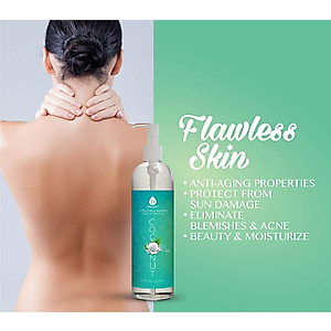 Pursonic Pure Unscented Fractionated Coconut Oil - 16 Oz Multipurpose Oil for Skin, Hair, Body Massage & Makeup Removal - Carrier Oil for Essential Oils and Aromatherapy