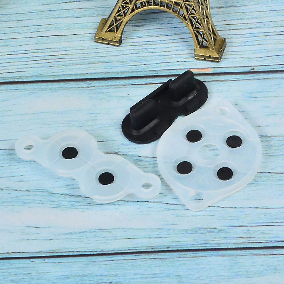 Comimark 2Set Silicon Rubber Button Replacement for NES Conductive Pads Controller Gamepad