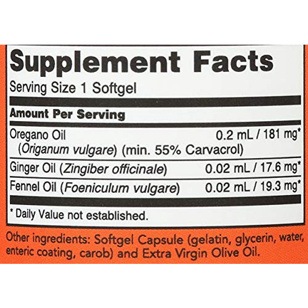 Now Foods Oregano Oil Enteric Coated Sg, 90 CT