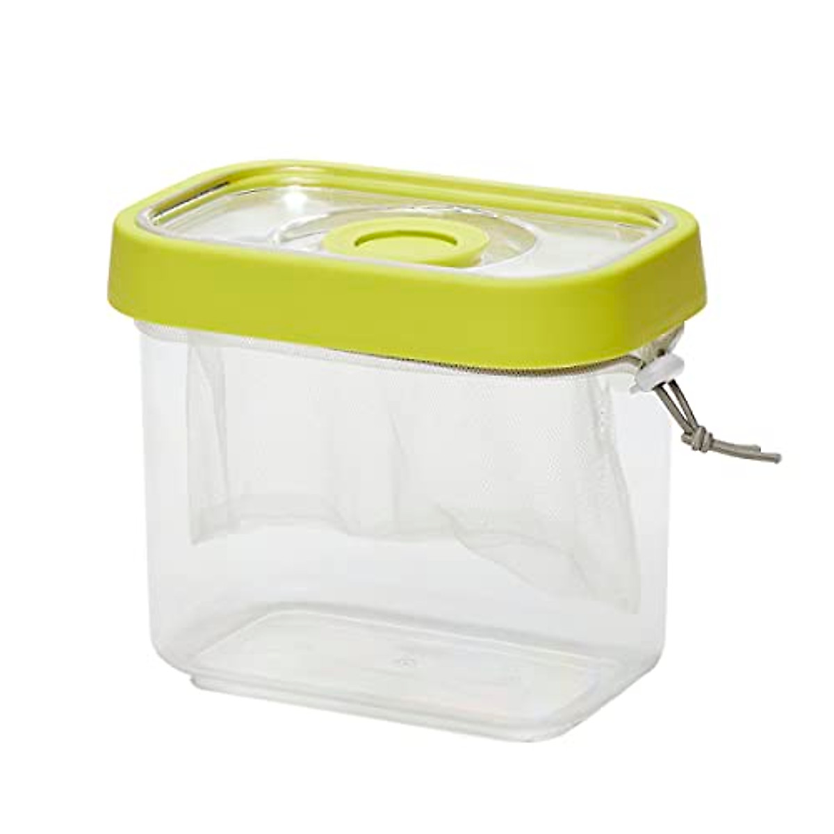 Chef'n Fresh fruit and veggie storage container with bag, size small, Avocado