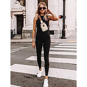 BOSTANTEN Small Sling Bag Crossbody Bags for Women Trendy Crossbody Purse Leather Chest Bag, Beige