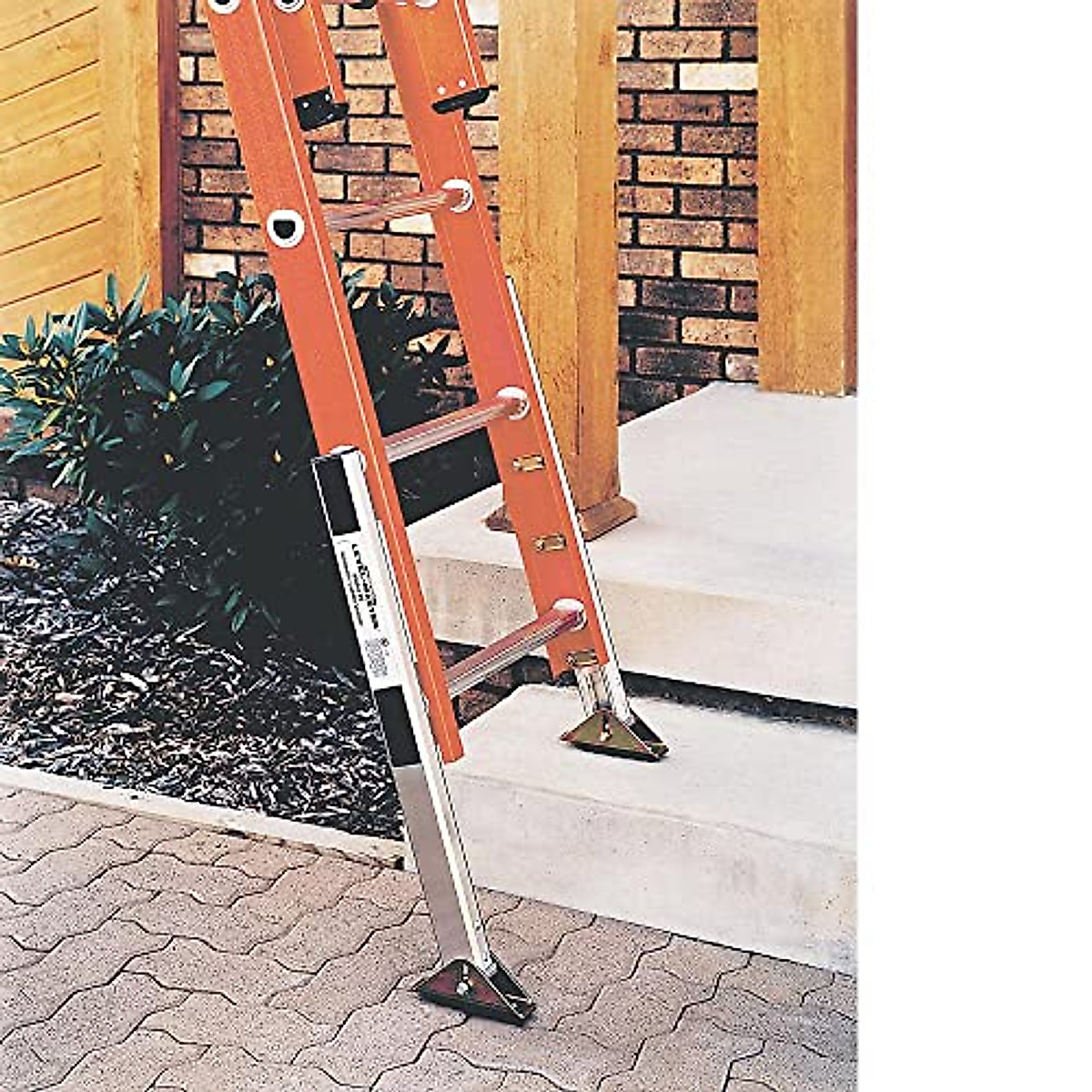 Werner PK80-2 Master Pk80 Automatic Ladder Leveler with Safety Shoes, Aluminum, 1 Pc, Silver