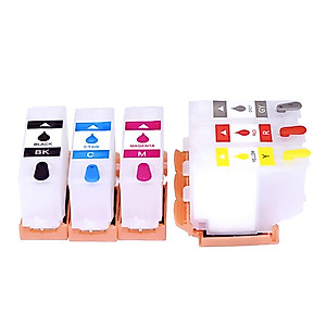 312XL 6 Color Refill Ink Cartridges No Chip Remanufactured Ink Cartridge for XP-15000 XP-15010 XP-15080 Sublimation Ink Cartridges Without Chip & Ink for XP15000 Printer