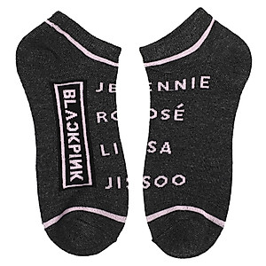 Bioworld Blackpink Group Members Ankle Socks set 5-pack for women