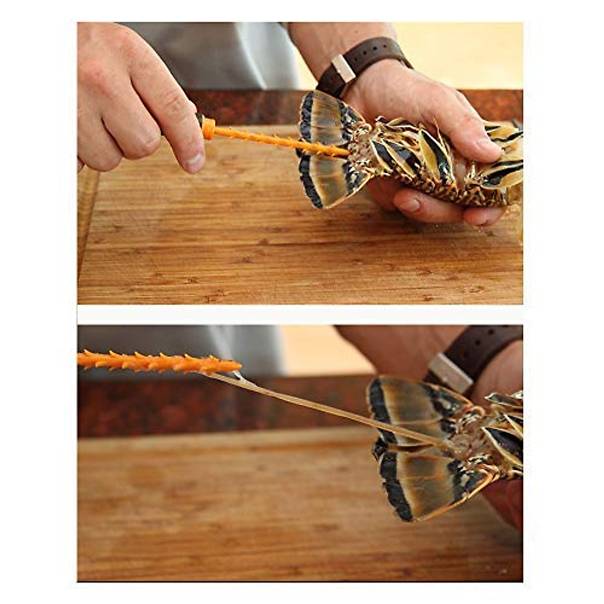 D Vein Lobster Deveiner - Simple to Use Lobster Cleaner Tool - Perfect for Divers and Lobster Lovers to Use with Lobster Crackers, Lobster Picks and Lobster Kits