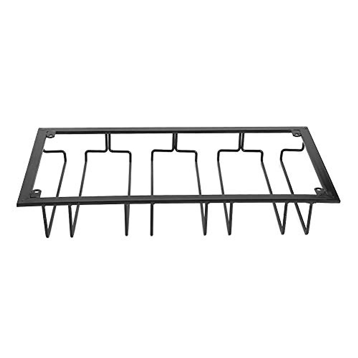 Talany Wine Glass Holder, Stemware Rack Organizer Wine Glasses Hanger for Modern Decor for Bar for Kitchen(Black)