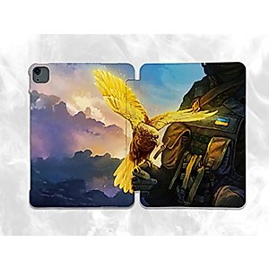 Cute Stop War in Ukraine case Compatible with iPad Mini Air Pro 7.9 8.3 9.7 10.2 10.9 11 12.9 inch Pattern Cover New 2022 2021 Trifold Stand 3 4 5 6 7 8 9 Generation 458 (11" Pro 1/2/3 gen)