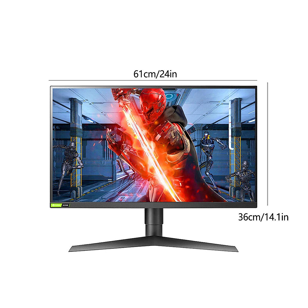 LIQIANG 2K Computer Monitor, Game Monitor, 2560 * 1440 Resolution, 16:9, HDMI Interface, DP, Audio Interface, 1 (ms) Fast Response, 144Hz, Support Wall Mount