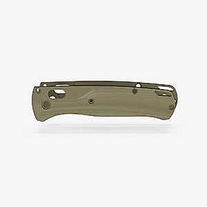 Flytanium Crossfade G-10 Knife Handle Scales Compatible with Benchmade Bugout 535 EDC Knife (OD Green)