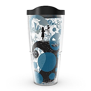 Tervis Disney Nightmare Before Christmas 25th Anniversary Made in USA Double Walled Insulated Tumbler Travel Cup Keeps Drinks Cold & Hot, 24oz, Classic