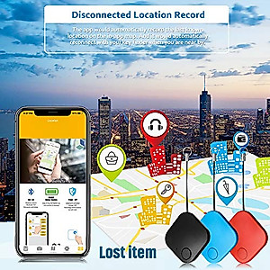 Key Finder Item Finder Smart Tracker Item Locator Key Tracker Compatible with Wireless Compatible with Bluetooth Tracking Device Key Finder Locator Phone Finder Anything Finder Anti-Lost Tag(6 Pieces)