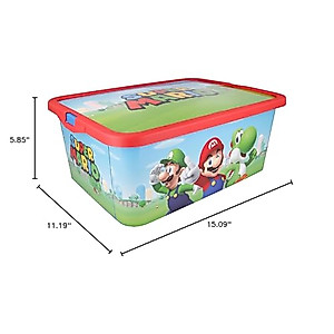 Stor Click Box 13 L. Super Mario, Multicoloured, 13000 ml (Pack of 1)