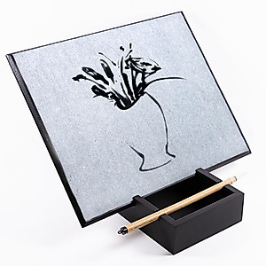 Meditation Gifts Buddha Drawing Board - Woman Relaxation Gifts Man Zen Gifts Decor Office Home Relaxing Art Water Painting Board Unique Stress Relief Birthday Valentine Gifts for Adults Him Her