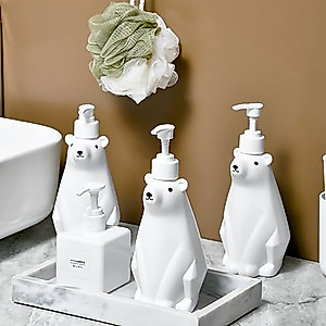 Shampoo Dispenser,Pump Bottle Dispenser,Travel Bottles for Toiletries,Portable Leakproof Shampoo Pump Dispenser,Refillable Pump Bottle for Storing Shampoo Conditioner Bath Lotion(450ml), pump bot