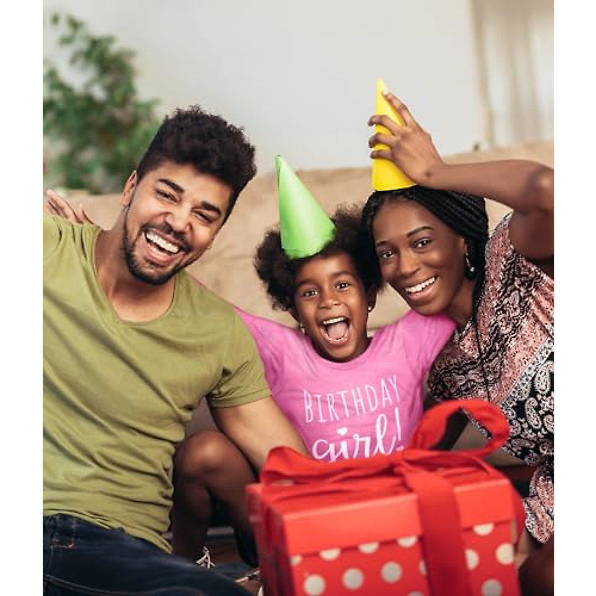 Happy Birthday T-Shirt (Girls 1 to 12) Sassy Kids Party Tee - Sweet Baby/Toddler Outfit 7 Pink Heather LS