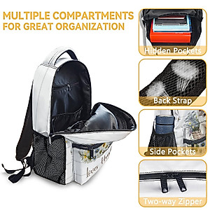 Husky Backpack with Lunch Box, Set of 3 School Backpacks Matching Combo, Cute White Dog Bookbag and Pencil Case Bundle