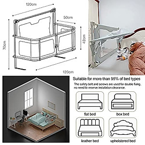 SRDCAIM 3 in 1 Baby Bedside Sleeper, Bed Side Baby Bassinet,Portable Crib,Breathable and Visible mesh Window,Soft Washable Liner Cover and Sturdy Aluminum Alloy,Baby bassinets Bedside Sleeper